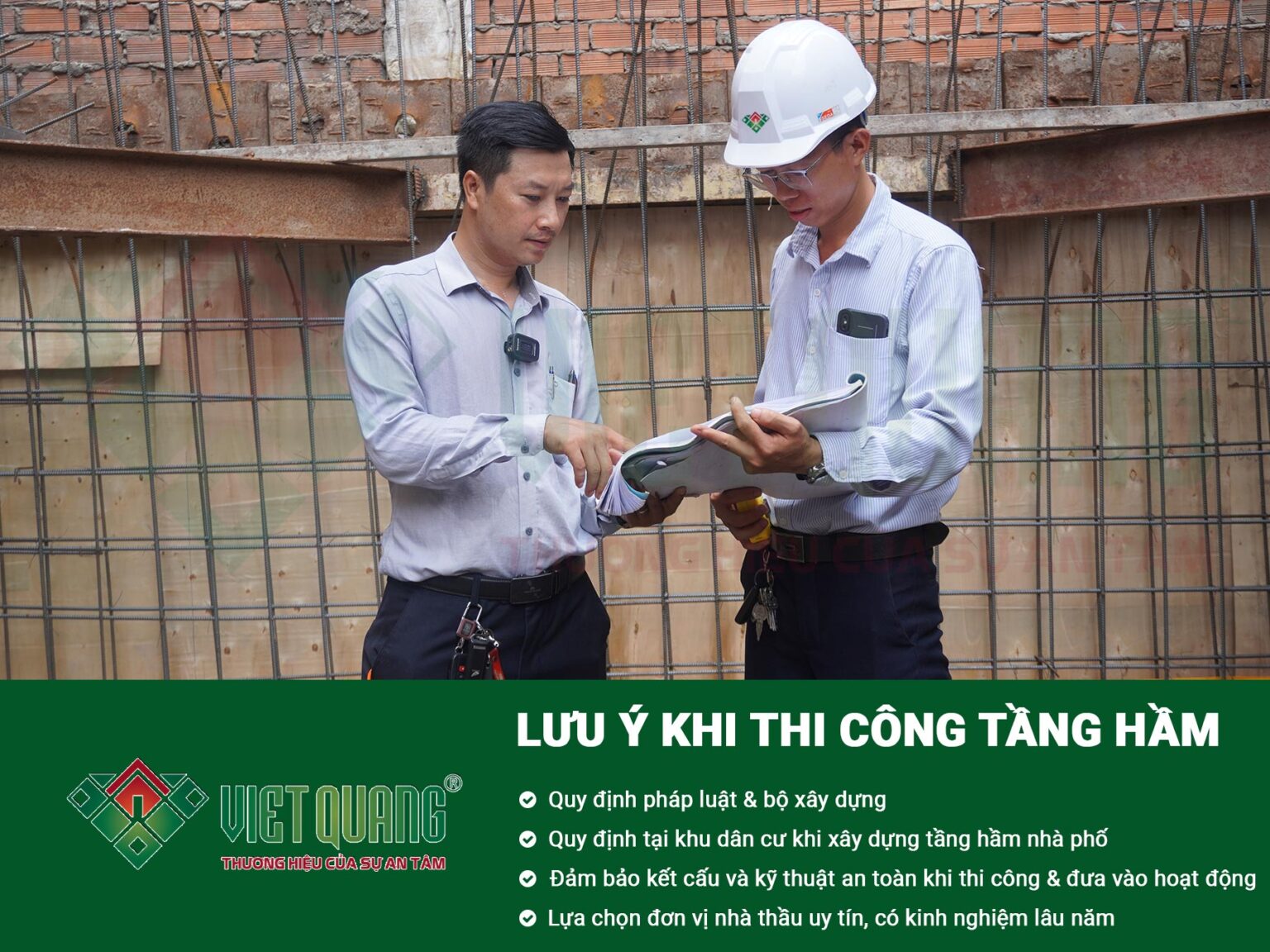 Trọn bộ biện pháp thi công tầng hầm nhà phố